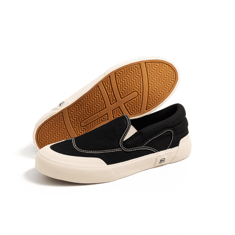 Cloud Slip On Black White – Patrobas